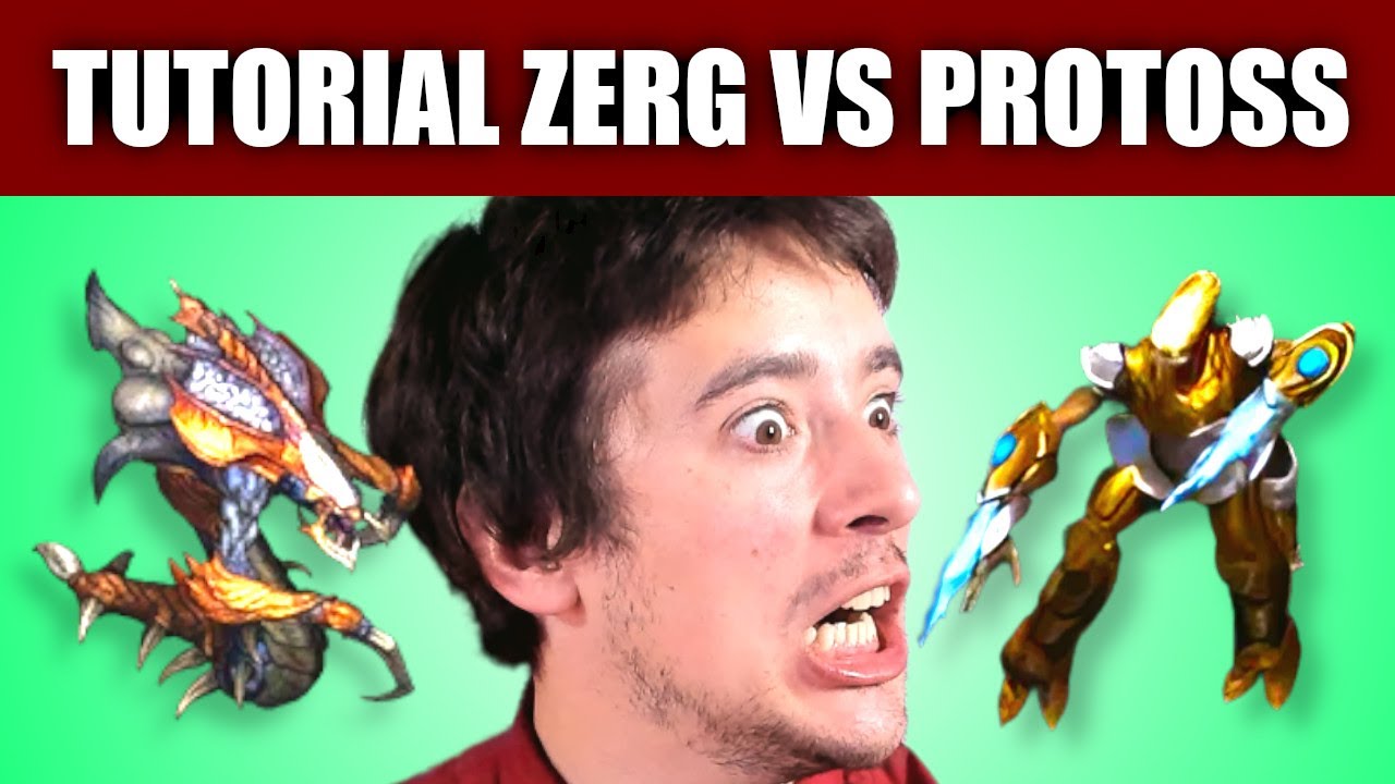 Tutorial Zerg vs Protoss Parte 1 - Principiantes Rango F-E-D - YouTube