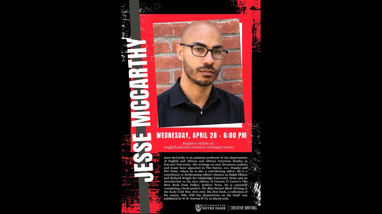 Jesse McCarthy - April 28th, 2021 - YouTube