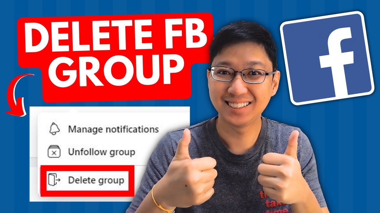 How to Delete Your Facebook Group [STEP BY STEP] - YouTube