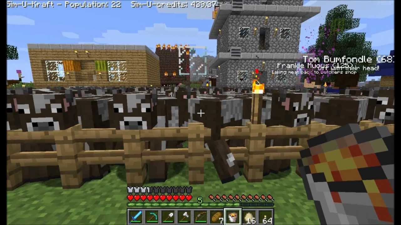 Let's Play Sim-U-Kraft: The Sims Minecraft Mod - Ep.14 - YouTube