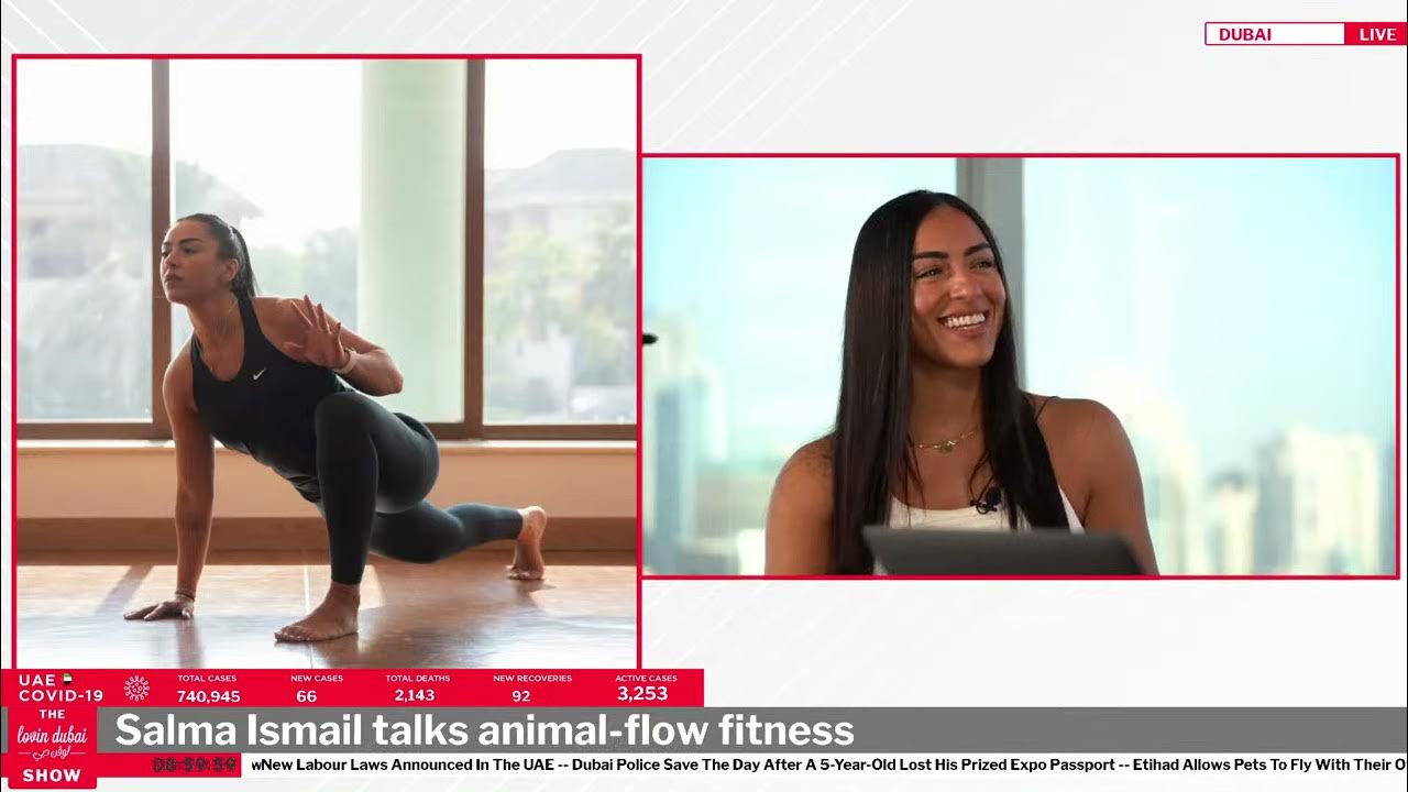 Salma Ismail Talks Animal-Flow Fitness - YouTube