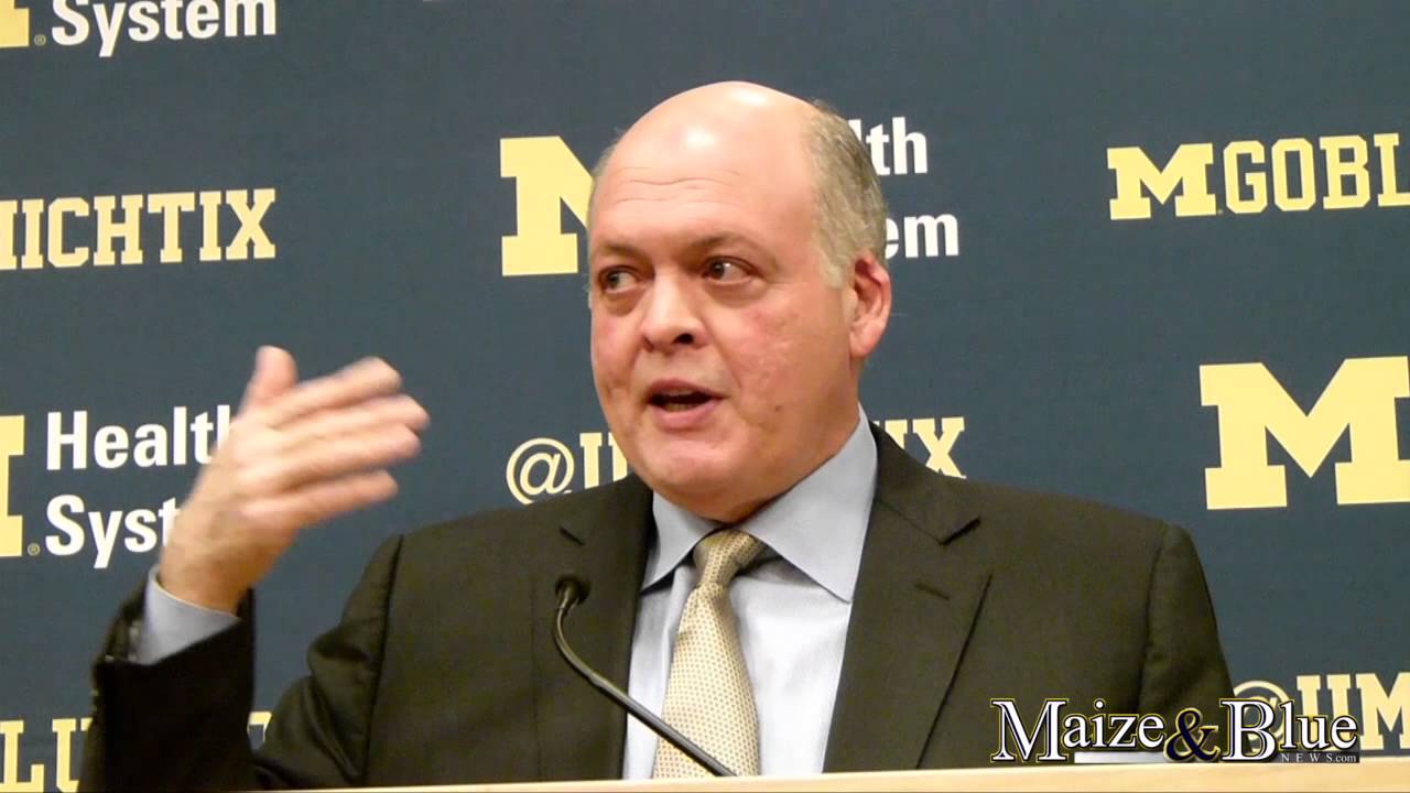Jim Hackett talks Hoke firing, coaching search - YouTube