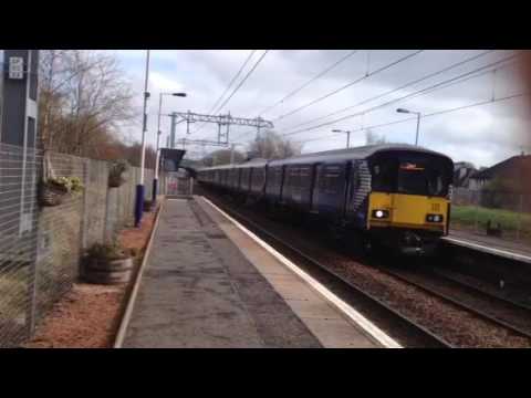 Trains at Carmyle - YouTube