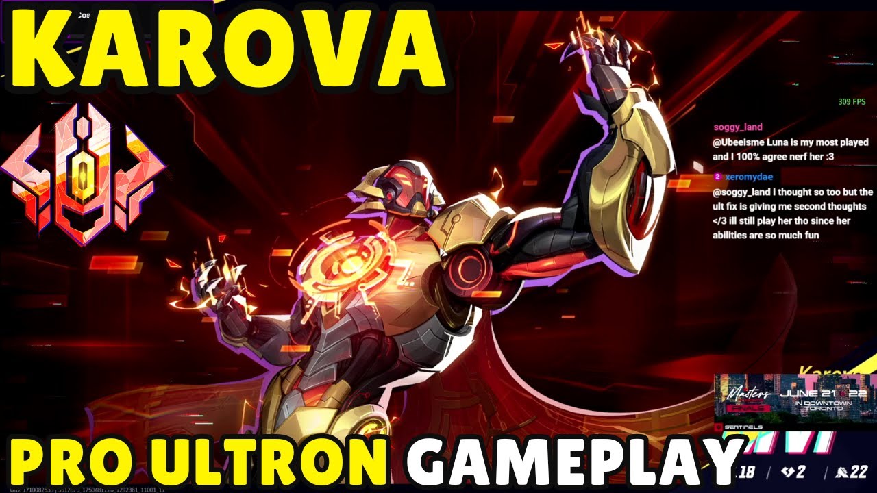 MVP! KAROVA PRO ULTRON GAMEPLAY - MARVEL RIVALS SEASON 2.5 TOP 500 ...