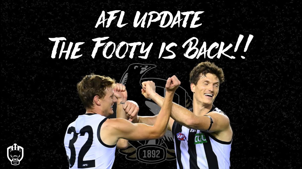 AFL UPDATE | The Footy Is Back!! - YouTube