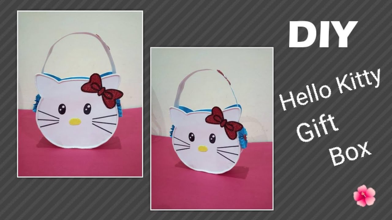 DIY Hello Kitty gift bag || How to Make Handmade Gift Bag || DIY Gift ...