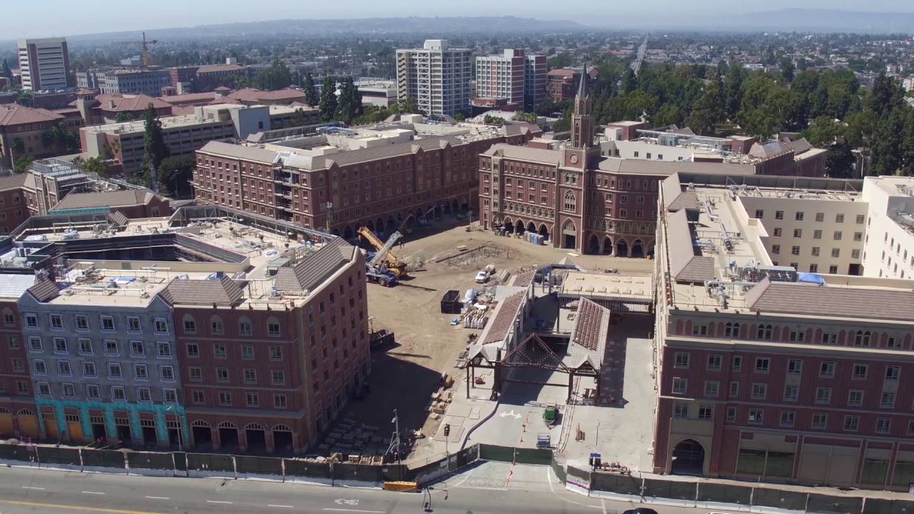 USC Village Aerial September 2016 - YouTube