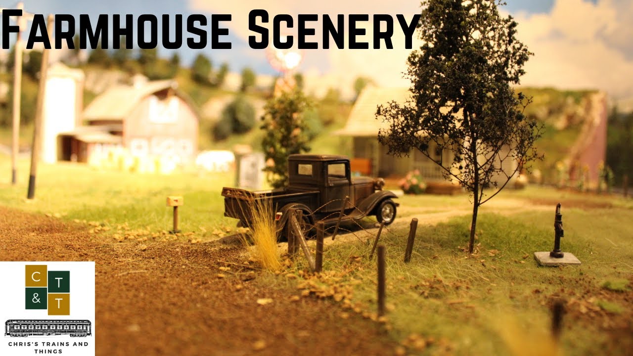 Creating an O Scale Farm Scene - YouTube