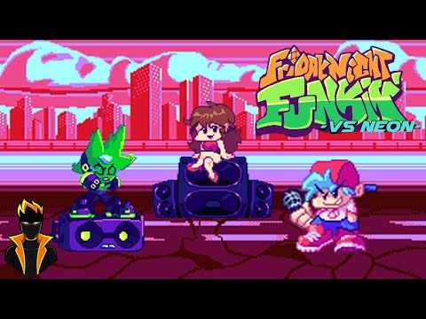 Friday Night Funkin' - V.S. Neon Mod + Cutscenes & Extras - Hard Mode (BallistiX)