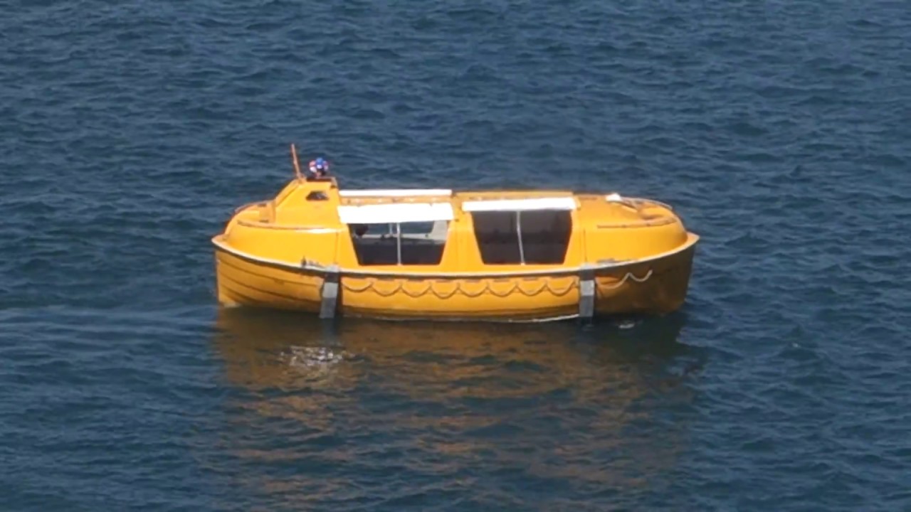 Disney Wonder Life Boat Training | San Diego Harbor - YouTube