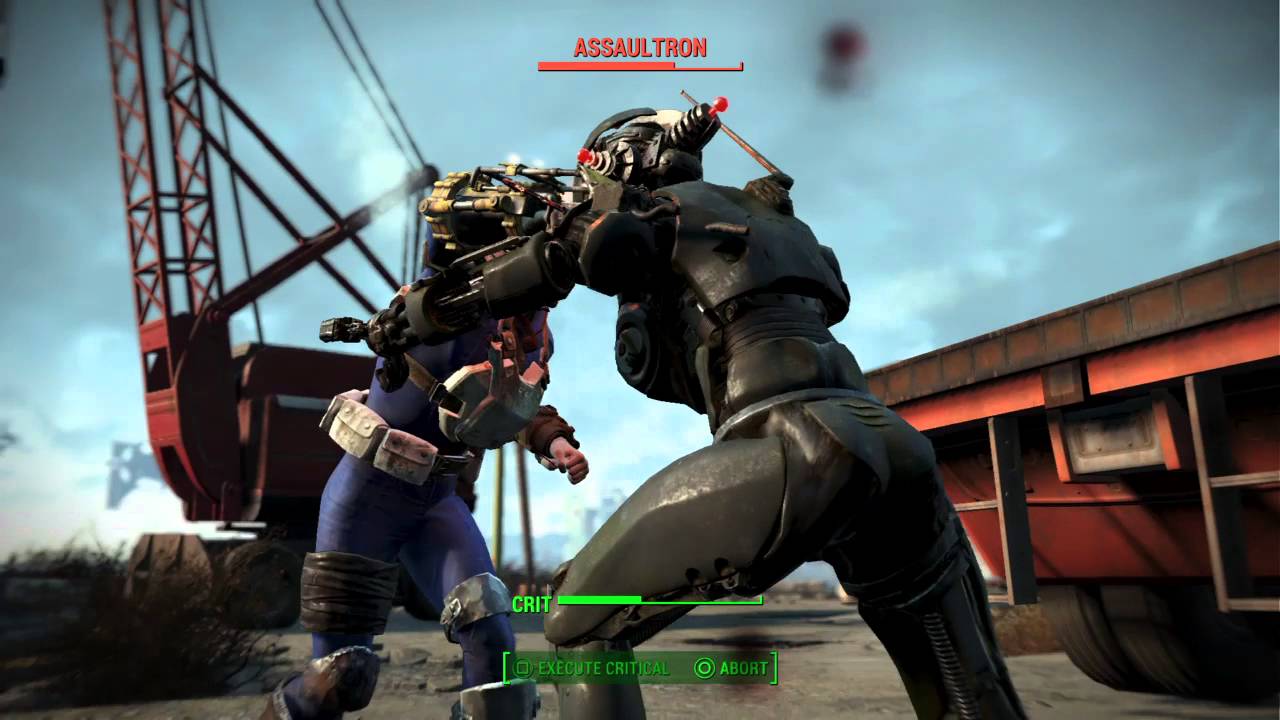 Fallout 4 Assault on Assaultron - YouTube