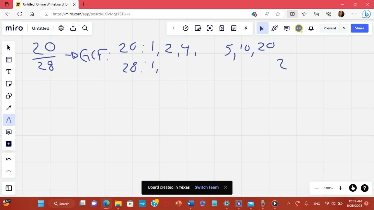 Simplifying fractions - YouTube