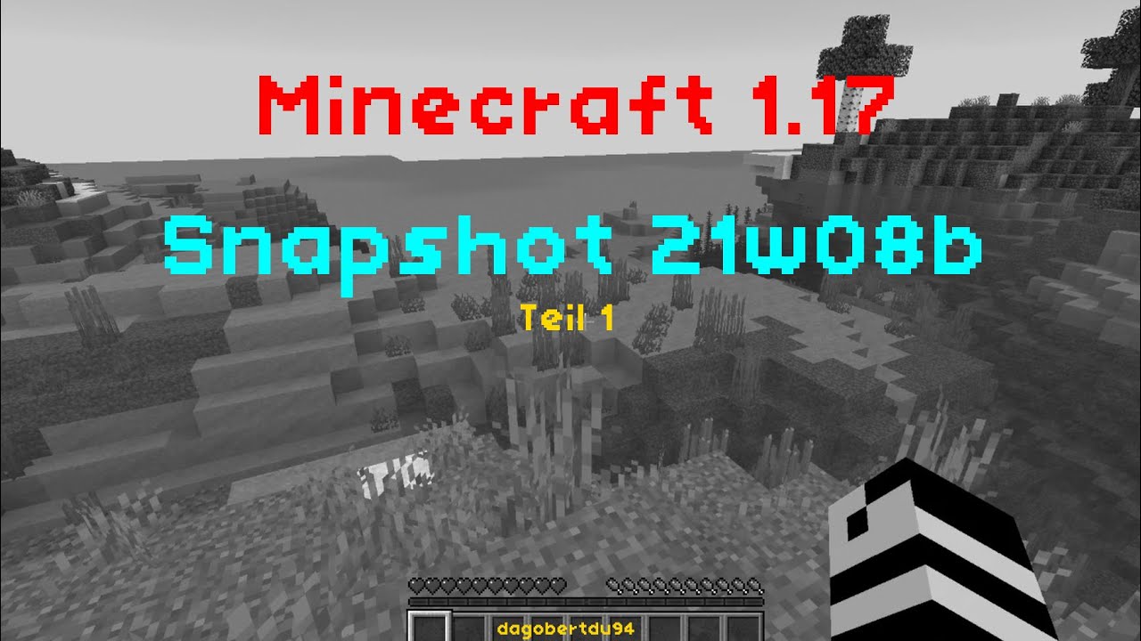 1.17-Snapshot 21w08b | Minecraft 1.17 - YouTube