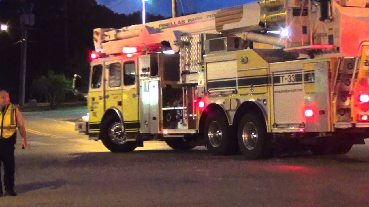 Truck 33 Pinellas Park Fire Rescue - YouTube