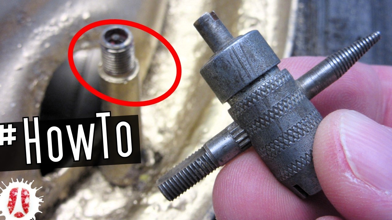 HOW TO Use A Tire Valve Multi-Tool / Usage of a 4-Way Car Tyre Tool For ...