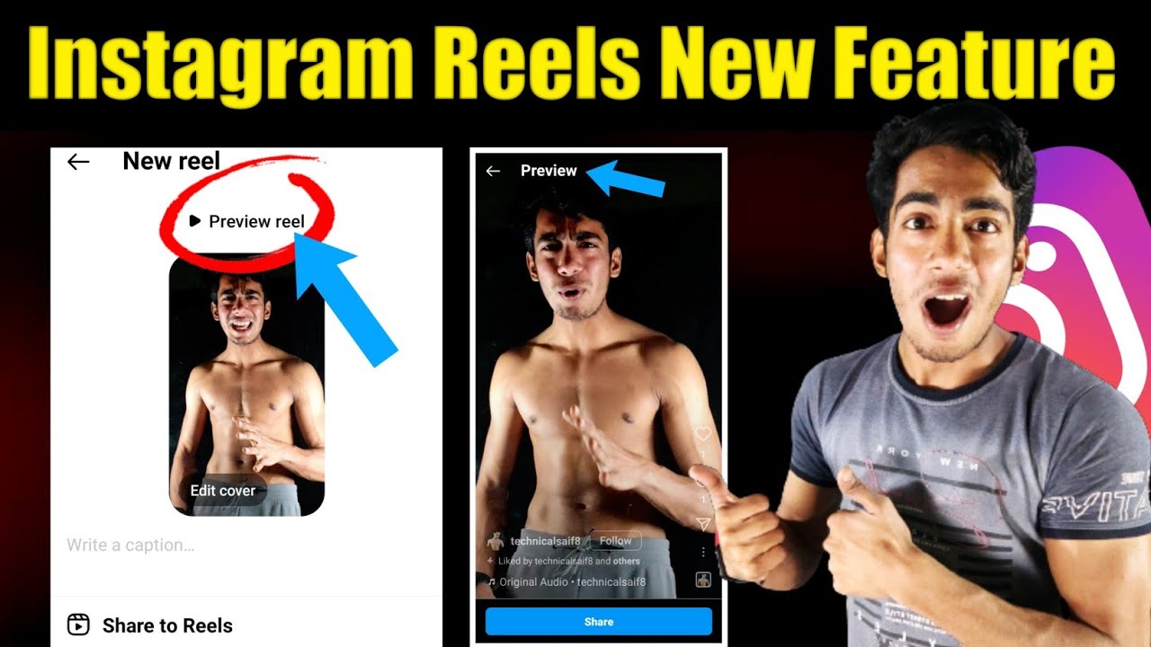 Instagram Reels New Feature Preview Reel | Instagram Preview Reel Kya ...