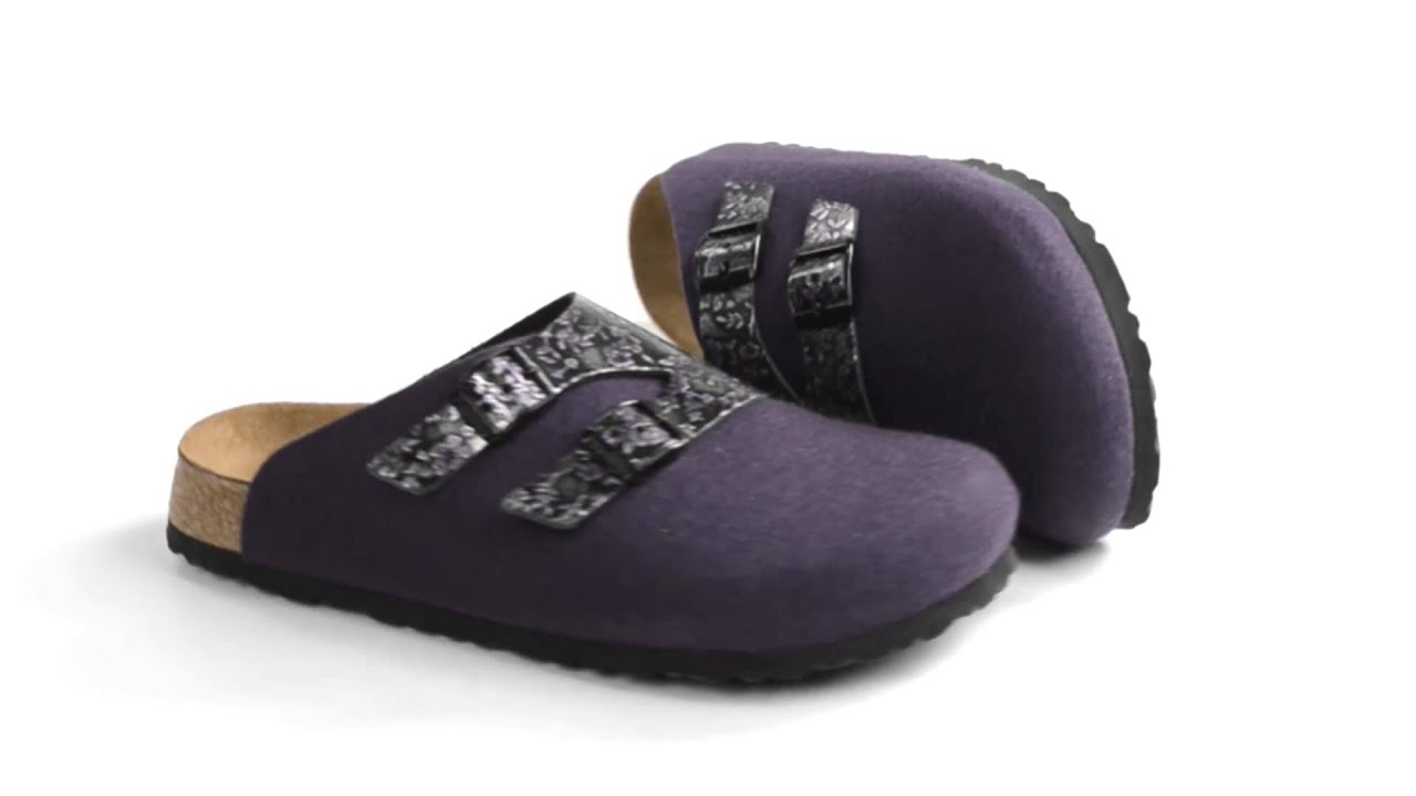 Papillio by Birkenstock Graz Clogs - Wool, Leather (For Women) - YouTube