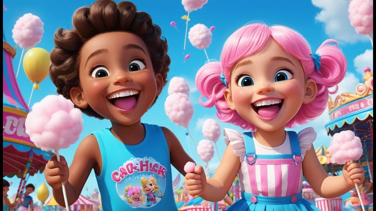 Cotton Candy, Sweet and Light Delight | Fun Candy Song for Toddlers ...