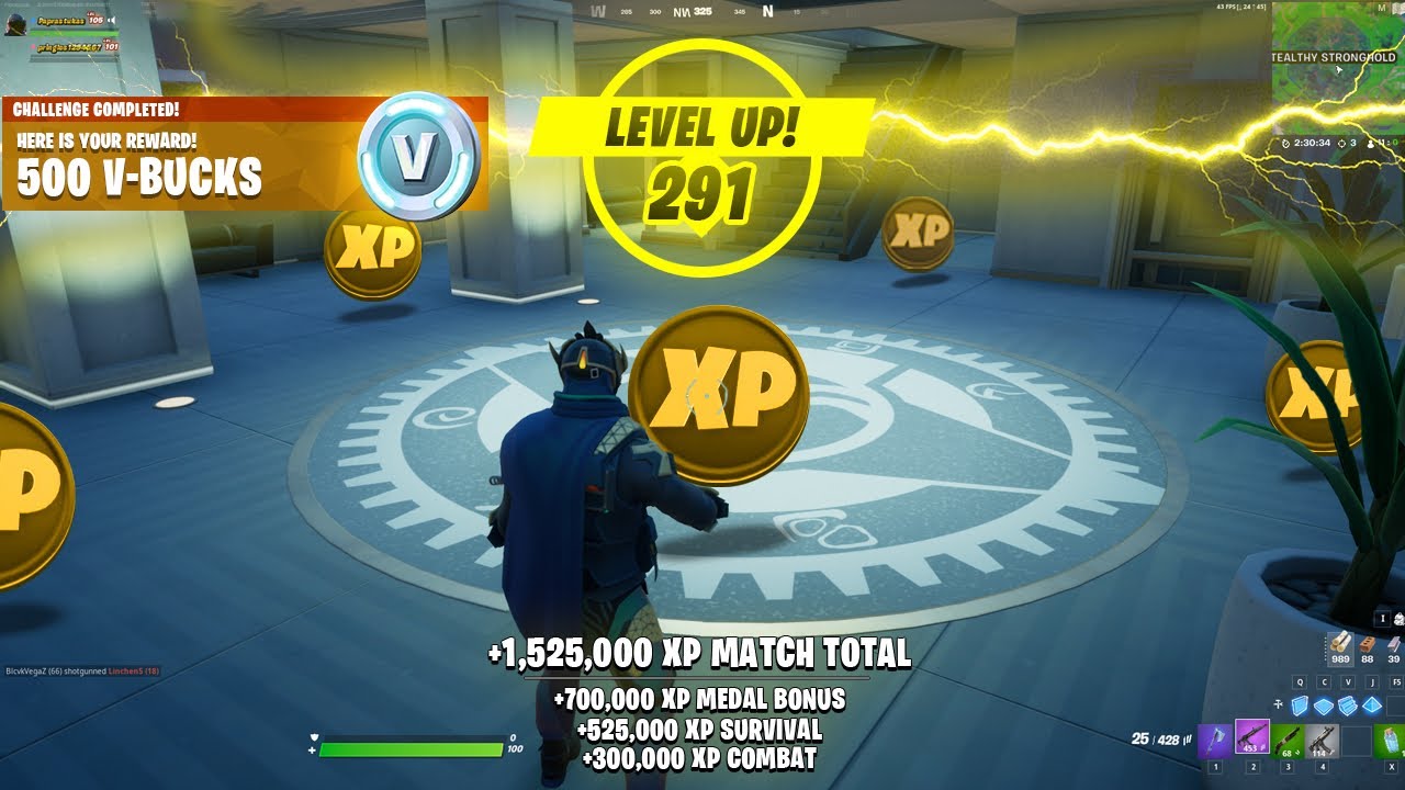 LEVEL UP FAST XP TRICKS in Fortnite! (XP FARMING) - YouTube