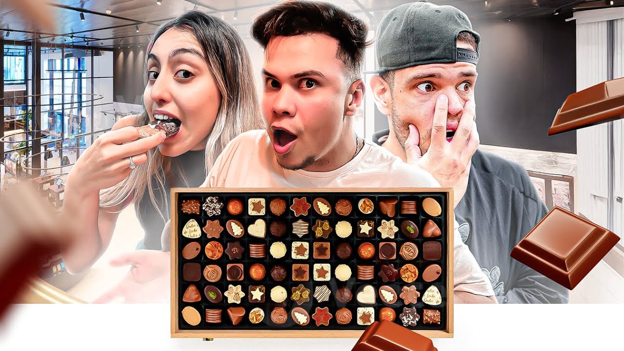 EDUKOF NOS LEVOU PRA PROVAR UM CHOCOLATE DE $300 ‹Mario Vlogs› - YouTube