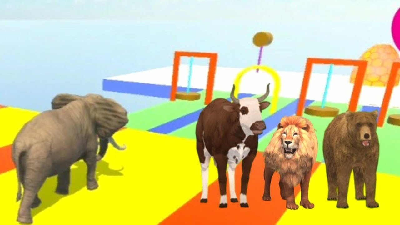Animal Crossing Fountain Mammoth Elephant Lion Bear Tiger | Kids ...