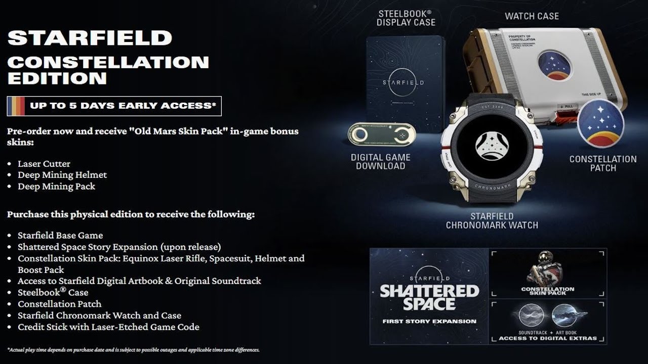 Starfield constellation collectors edition special.. - YouTube