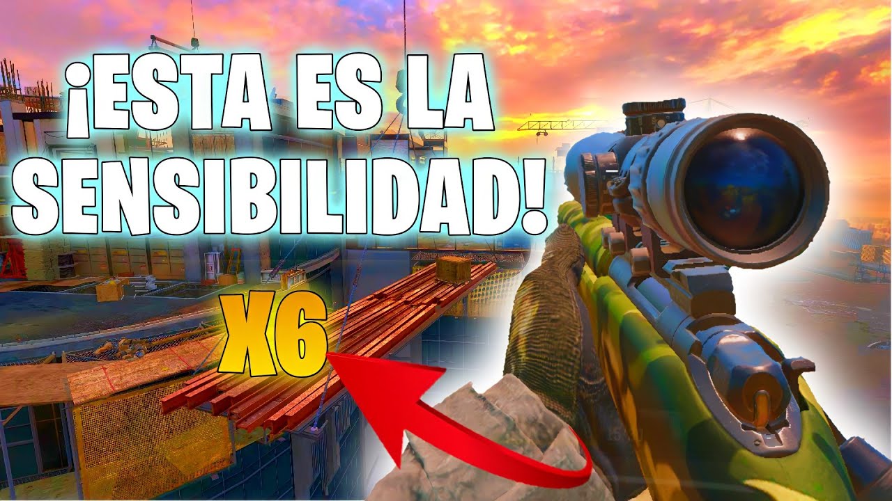 ¿Cual es la SENSIBILIDAD de la MIRA X6 en COD MOBILE? - YouTube