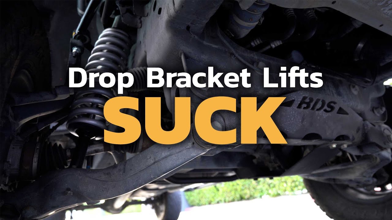 Drop Bracket Lifts - Pros and Cons. Mostly Cons. - YouTube