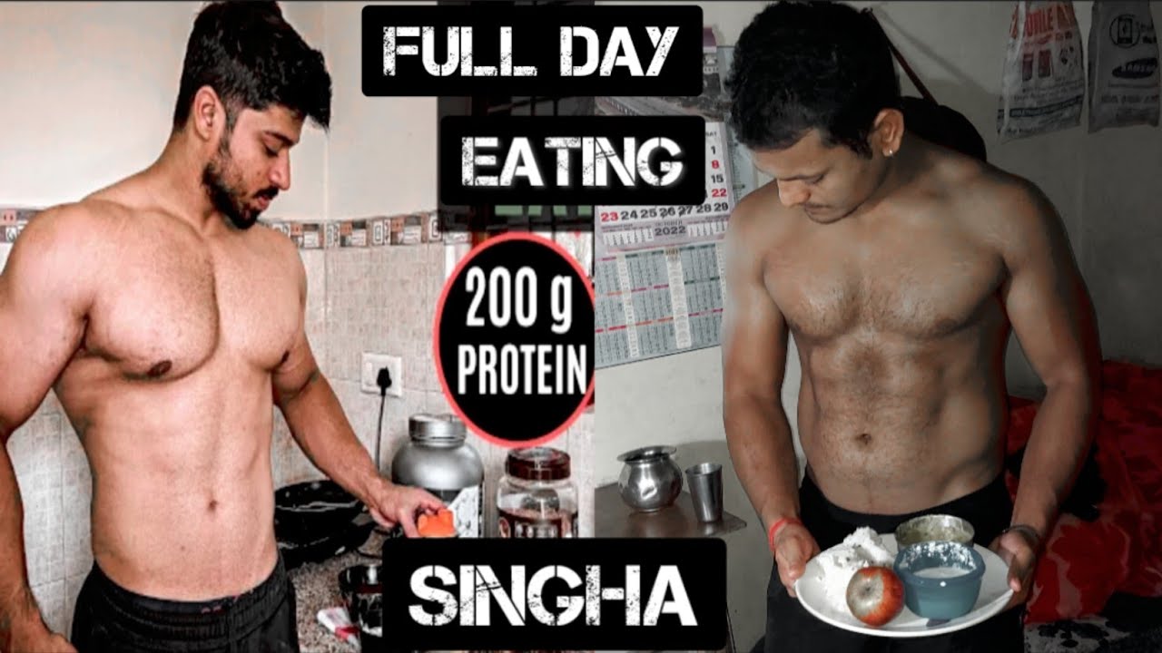 FULL DAY EATING SINGHA- @FitMindsvlogs- LEAN BULK AND MUSCLE GAIN - YouTube