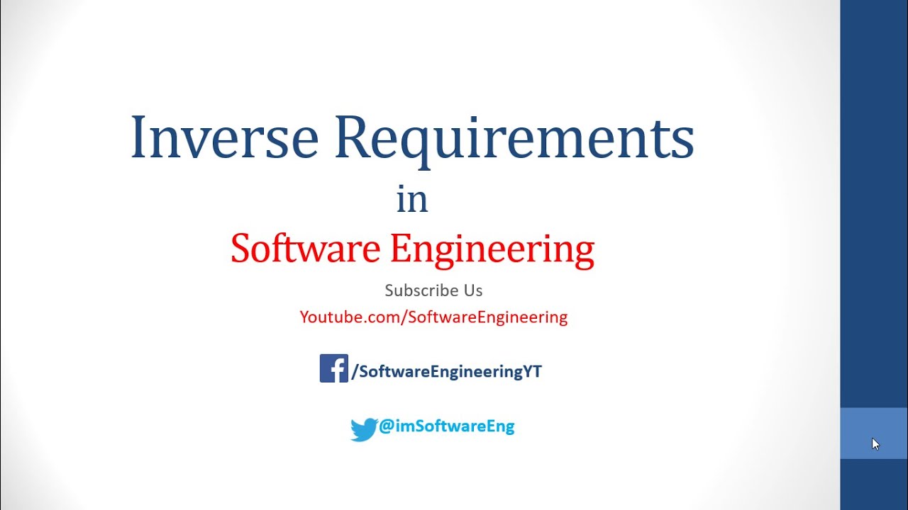 Inverse Requirements In Software Engineering Urdu Hindi YouTube Inverse Requirements In Software Engineering Urdu Hindi YouTube