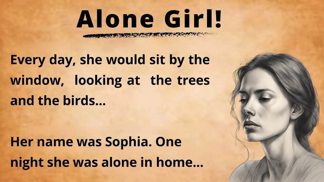 Learn English Through Story | Short Story | Alone Girl | Improve Your ...
