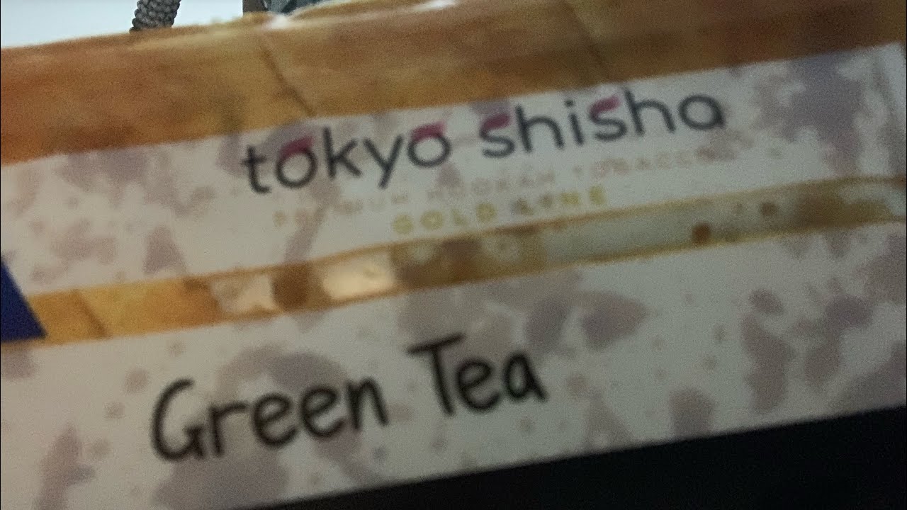 Review of the Great Shisha Flavor-tokyo shisha Green tea- - YouTube