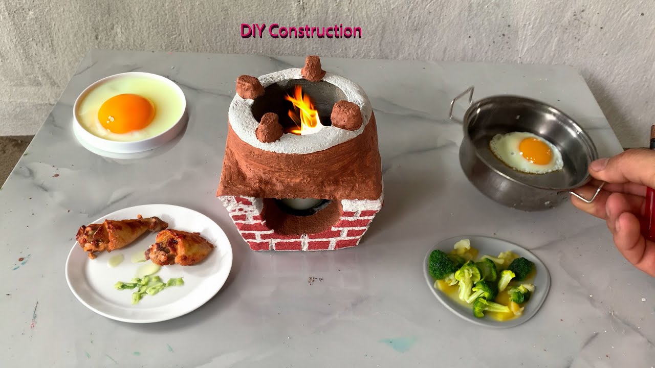 How to make simple SMALL KITCHEN and delicious dishes - DIY ...