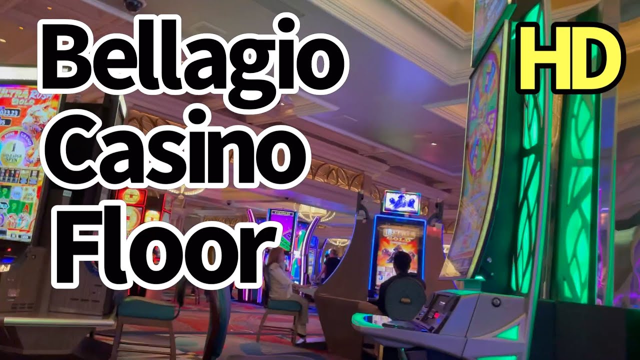Bellagio Las Vegas Casino Floor and Slot Machine Walk - YouTube