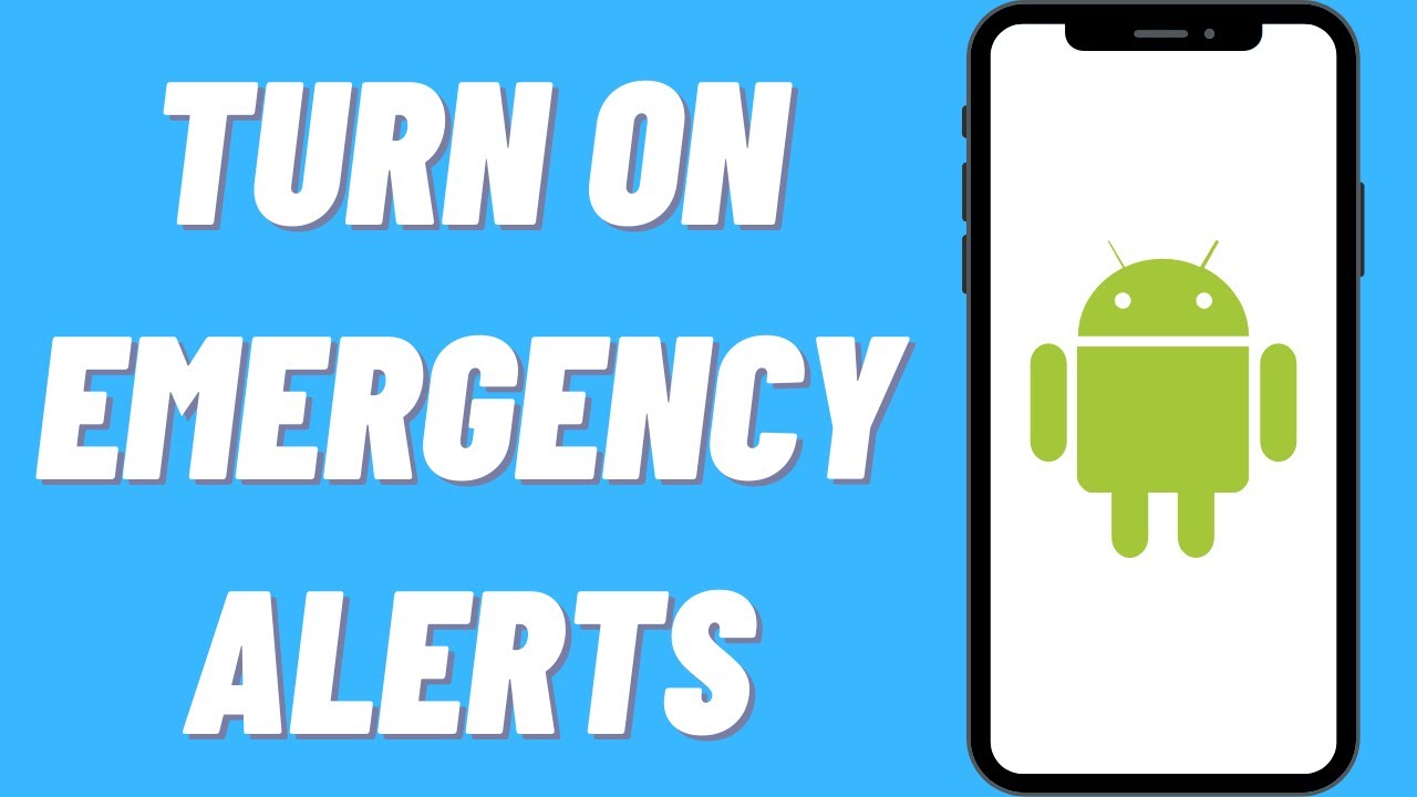 How To Turn On EBS On Android | Turn On Emergency Alerts On Android ...