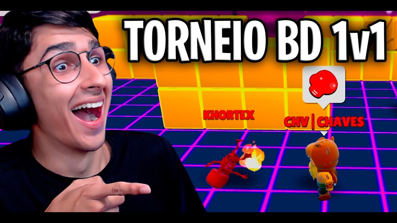TORNEIO DO APELAO BUTECO !! 1v1 Block Dash INSANO com CHV! Grato a Deus ! Stumble guys ao vivo ...