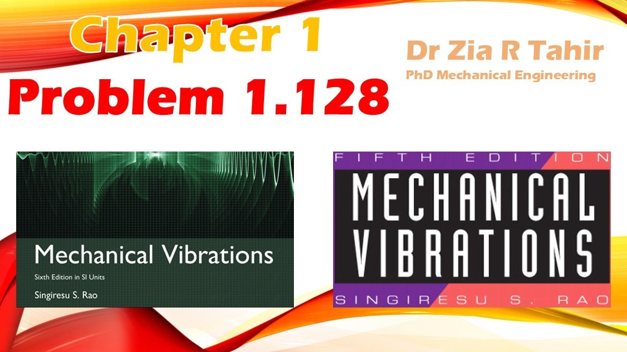 Mechanical Vibrations SS Rao Problem 1.128 | Design Approach 2 - YouTube