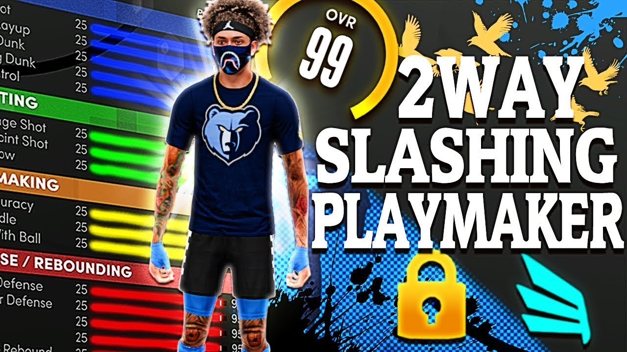 THIS "2-WAY SLASHING PLAYMAKER" BUILD IS THE NEW META ON NBA 2K25 ...
