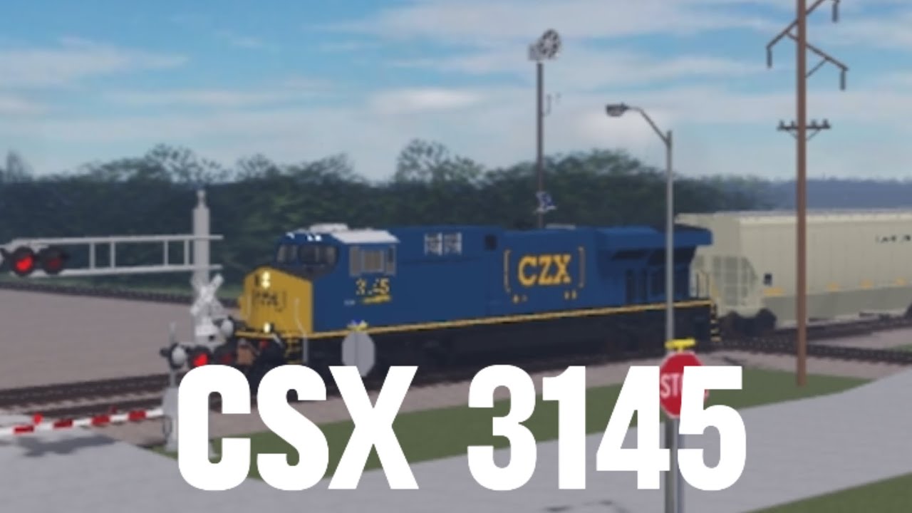 CSX 3145 in trains baseplate - YouTube