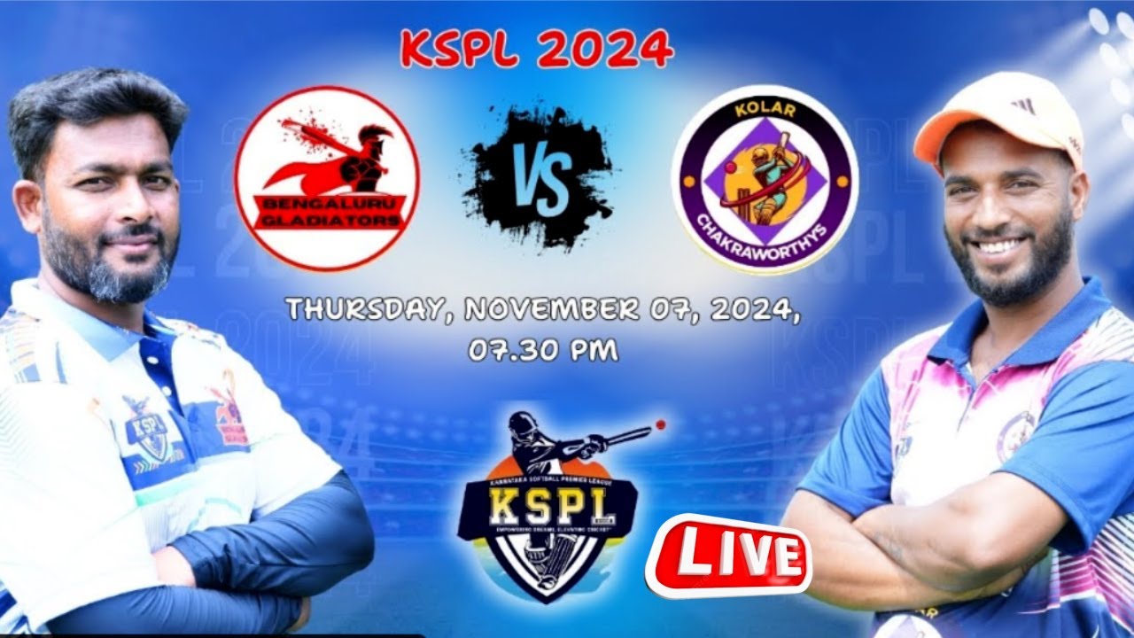 LIVE : KSPL Cricket Tournament 2024 | KARNATAKA STATE PREMIER LEAGUE ...