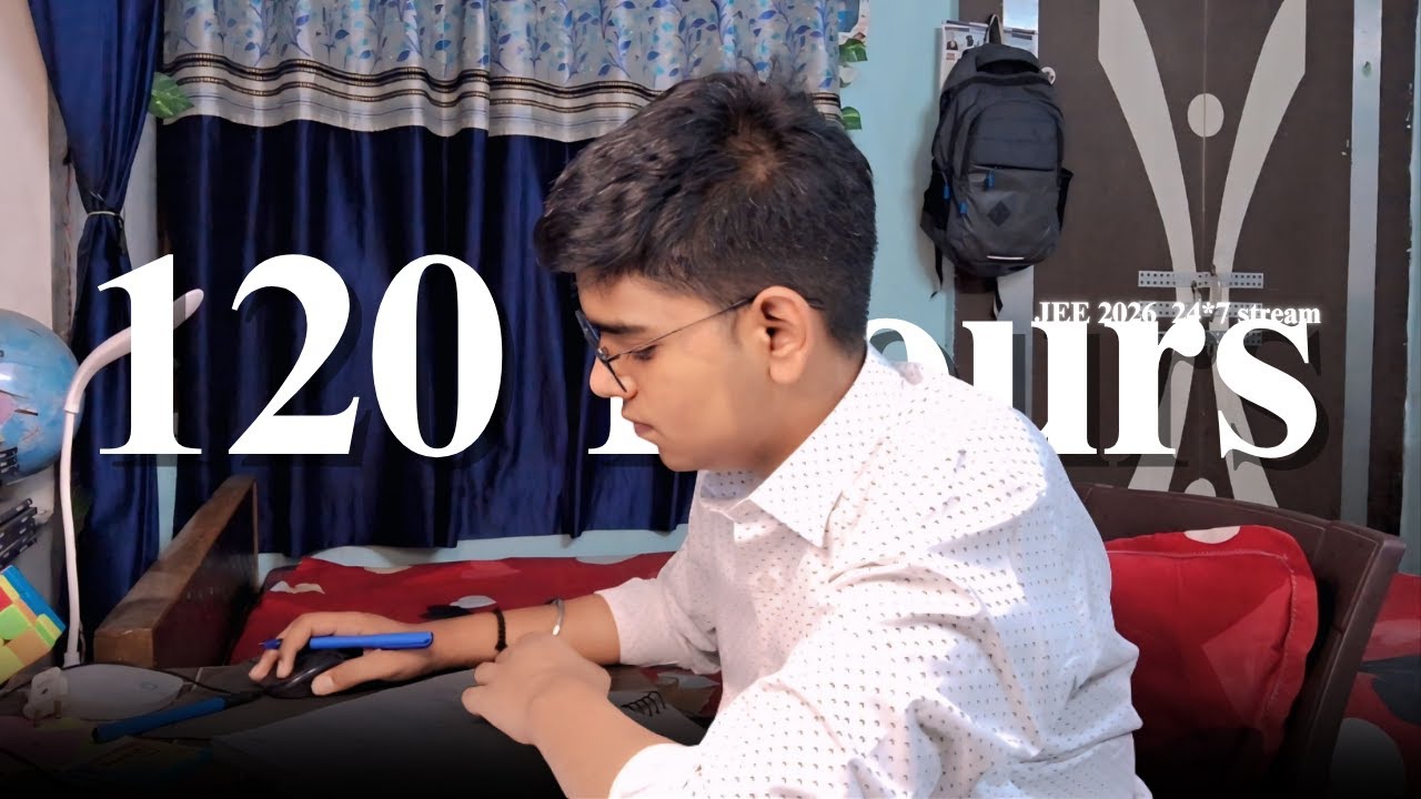 🎯 "📚 120 HOURS Non-Stop Study With Me | Watch Me Do the Impossible 🔥 (Chill Vibes | No Excuses ...
