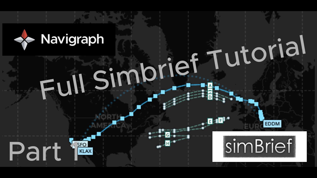 Full Simbrief Tutorial #part1 /Flight simulator / Simbrief / Navigraph ...