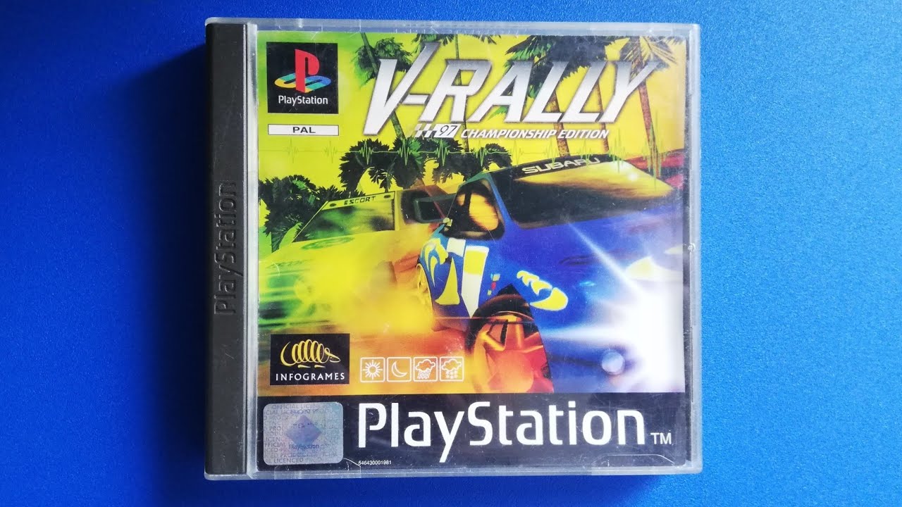 🎮 V-Rally PlayStation PS1 Pequeño gameplay - YouTube