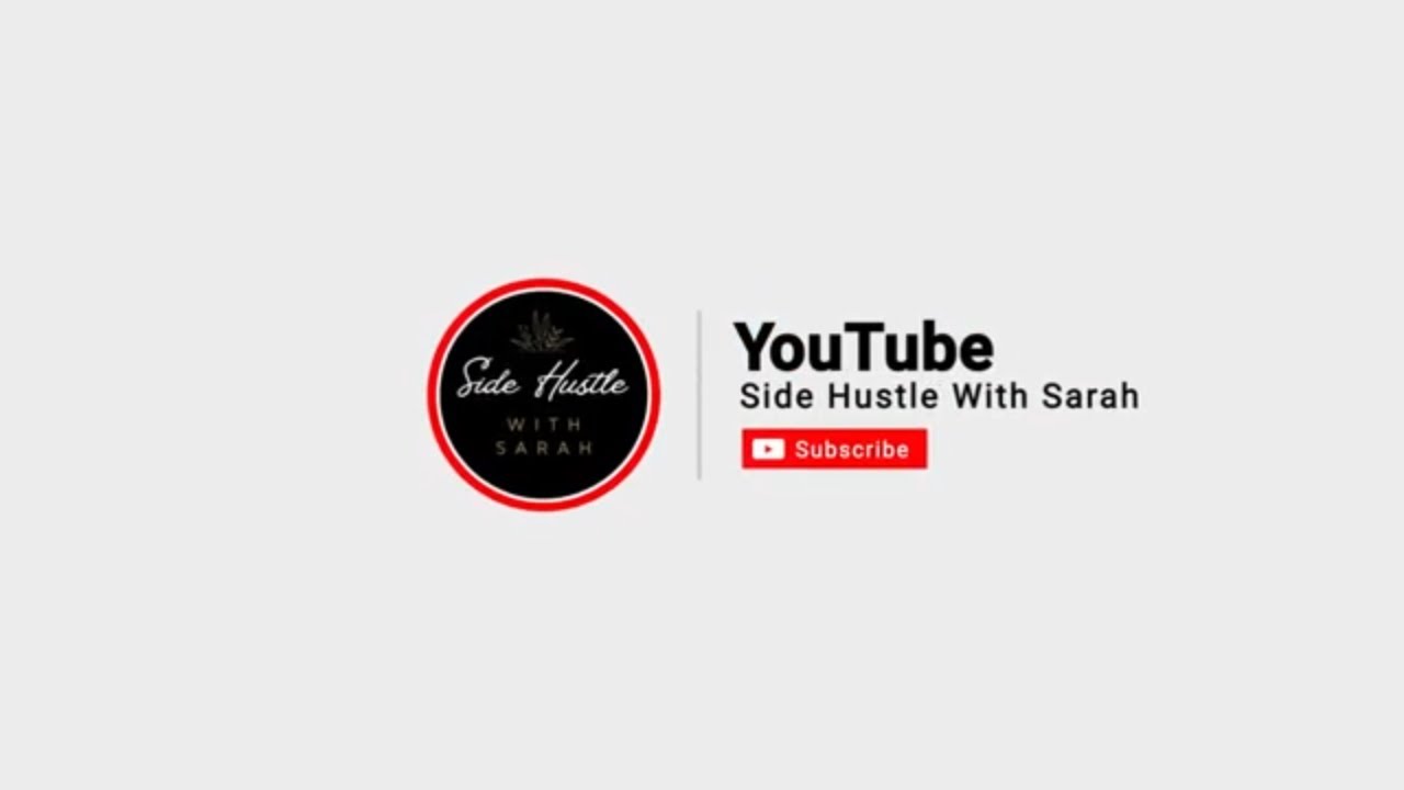 Side Hustle With Sarah Channel Trailer - YouTube