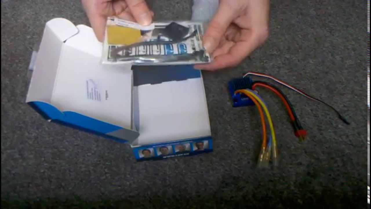 LRP Spin Pro Brushless Regler - Unbox und Test - YouTube