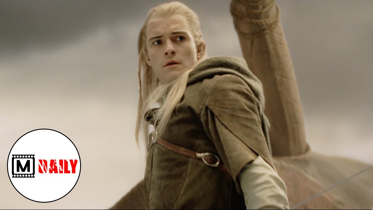 ბეჭდების მბრძანებელი 3: მეფის დაბრუნება - ლეგოლასი კლავს ოლიფანტის ...