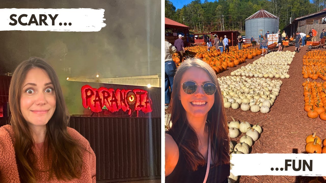 INSIDE Paranoia Haunted House and Burt's Pumpkin Farm! - YouTube
