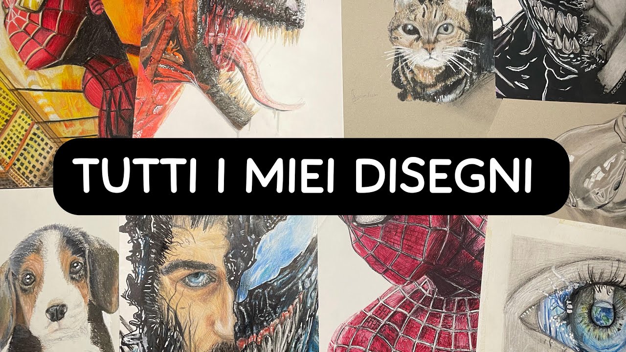TUTTI i Miei DISEGNI Fino Ad ORA!!🎨🖌️(parte.1)#art #draw #drawing # ...