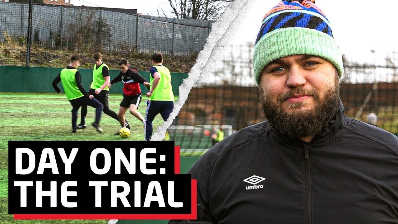 Stephen Howson Football Manager | S0E1 | Stretford Paddock FC Trial Day ...