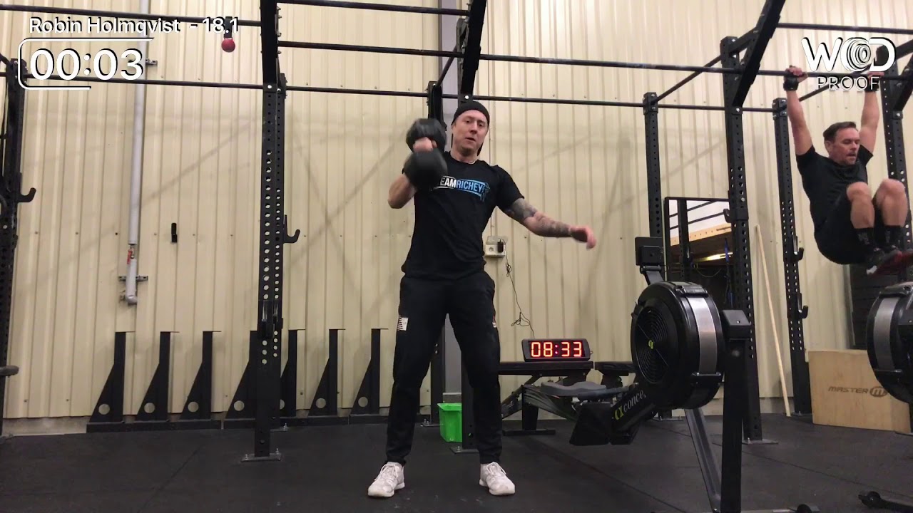 Robin crossfit open 18.1 - YouTube